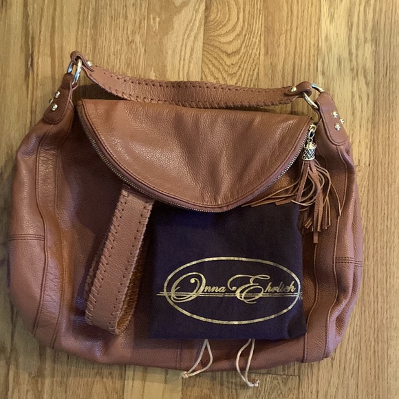 Onna Ehrlich | Bags | Onna Ehrlich Rachel Hobo Crossbody In Cognac | Poshmark